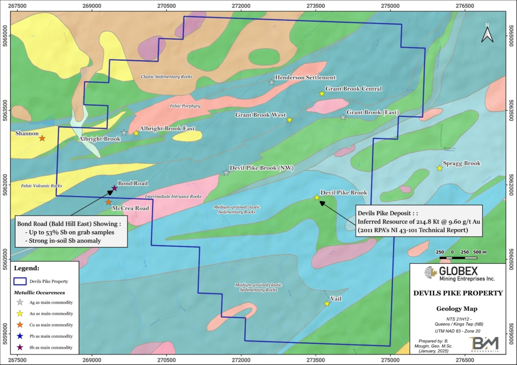 Devils Pike – Globex Mining