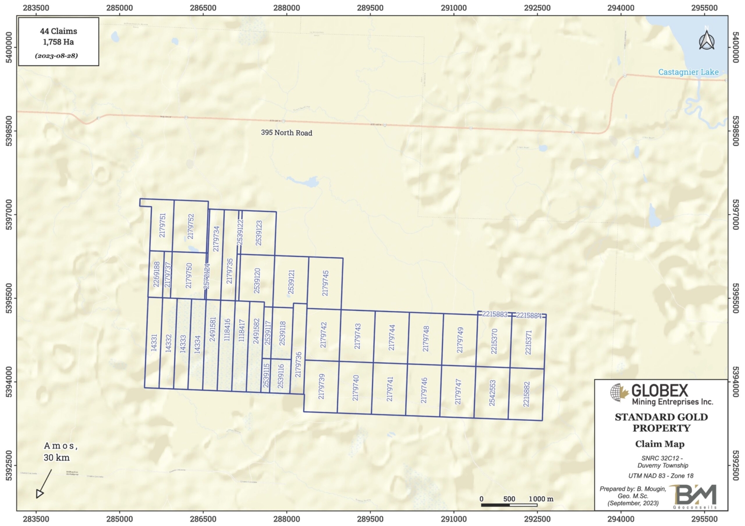 Standard Gold Zone – Globex Mining